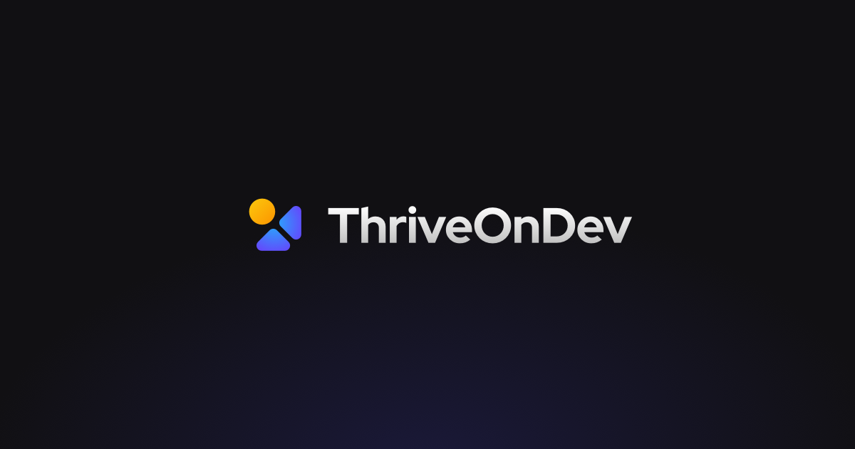 ThriveOnDev – Continuous Learning Platform for Developers